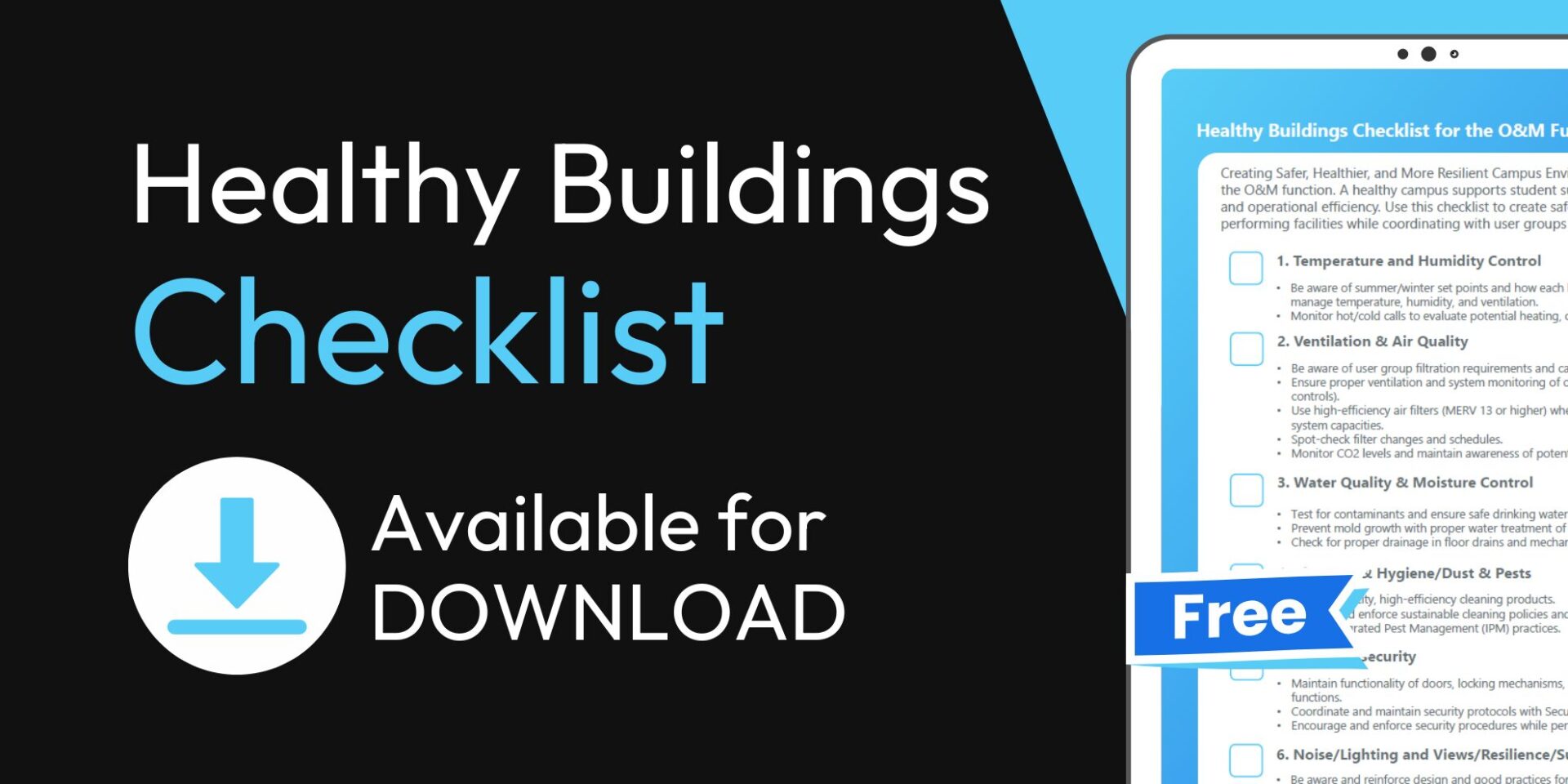 Healthy Buildings Checklist